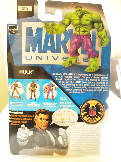 XTO's Box of Toys!!!: Marvel Universe The Hulk Review