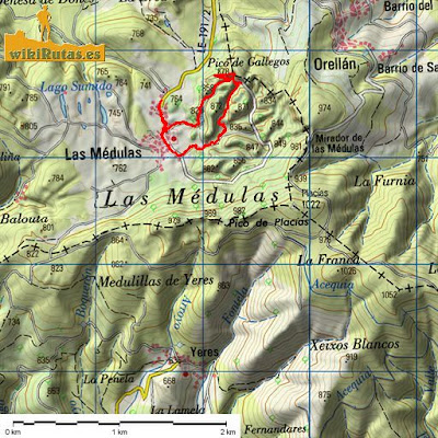 Rutas y senderos: Las Médulas