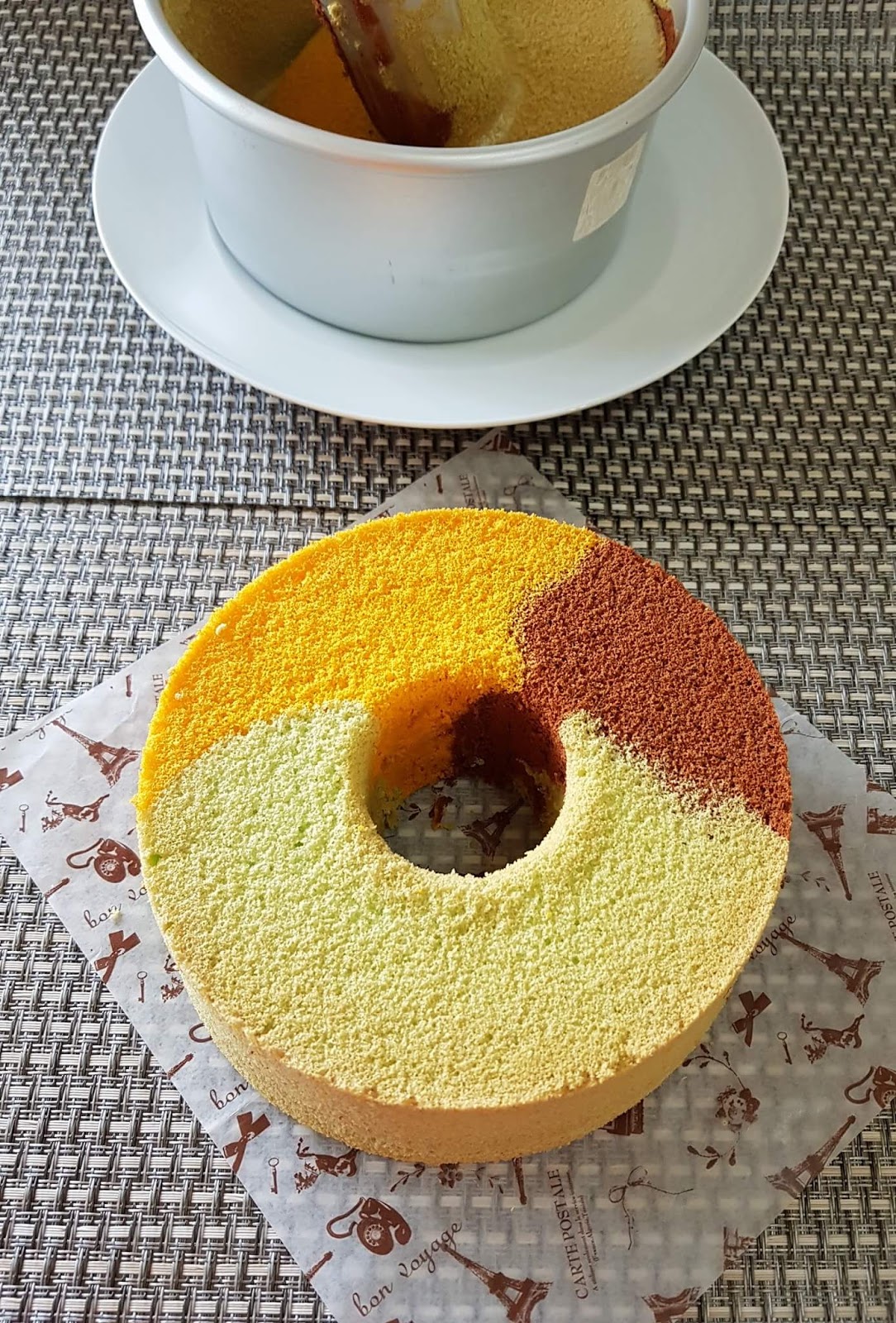 Jeannie62 Kitchen: Triple Flavour Chiffon Cake