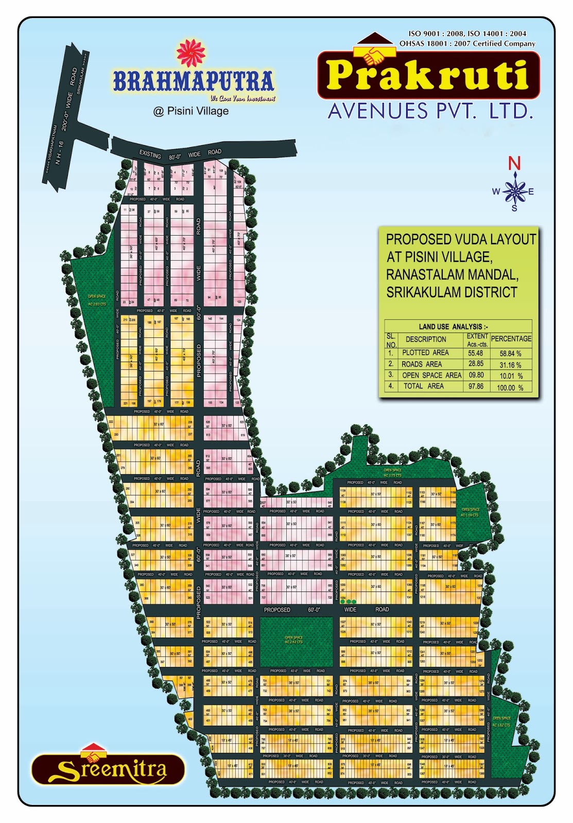 Sreemitra Prakruti Avenues: Sreemitra's Brahmaputra Mega VUDA Layout ...