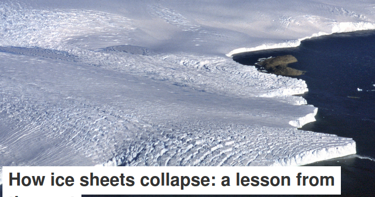 Geology in the West Country: How ice sheets collapse