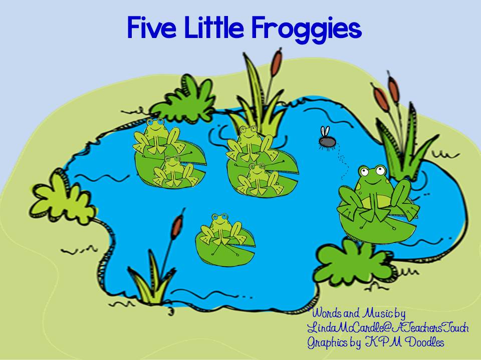 A Teacher's Touch: Five Little Froggies
