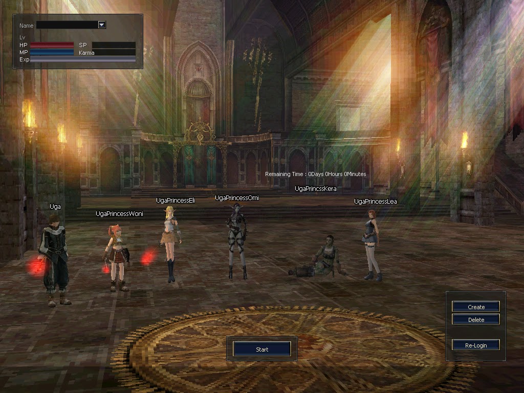 The Best Games Ever: Lineage - Characters Screen