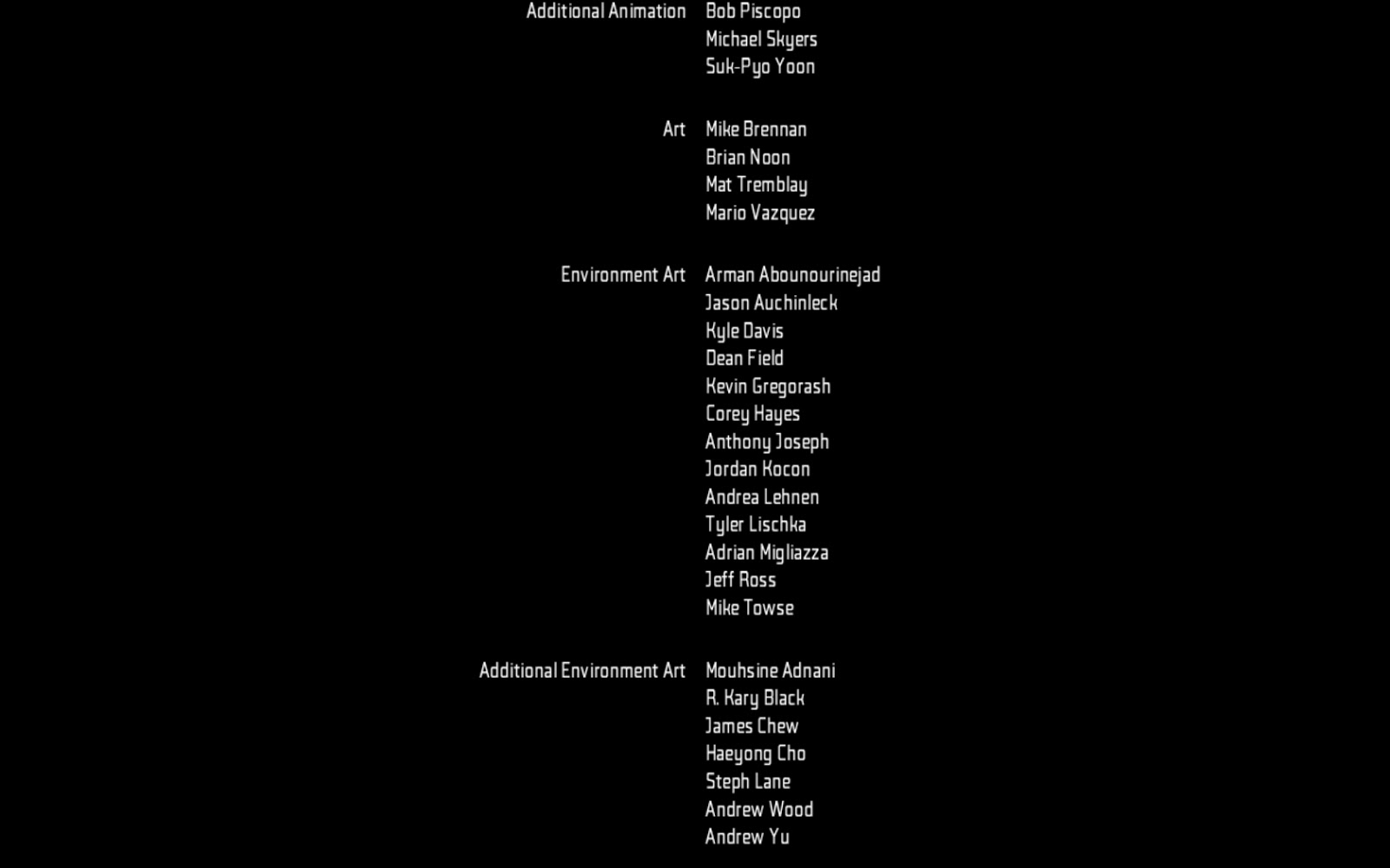 VIDEOGAMMA: Star Trek The Video Game Credits