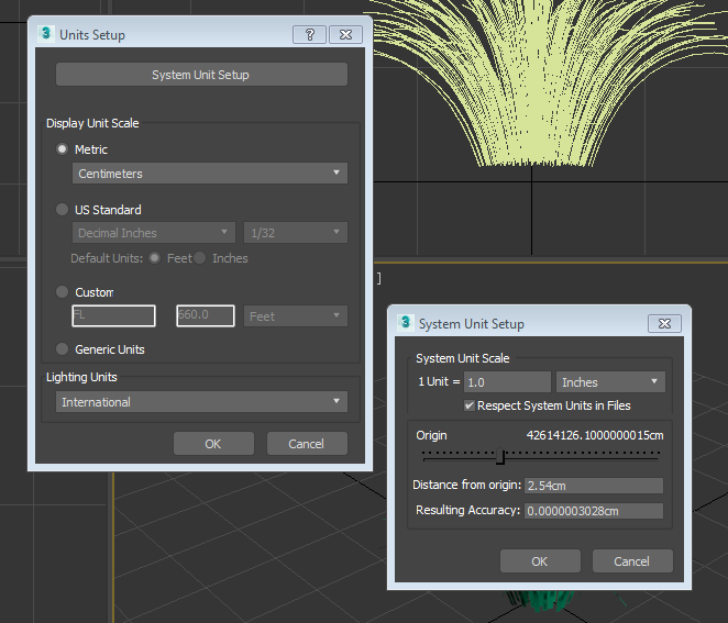 3dmod: (chap 2.7) System Units