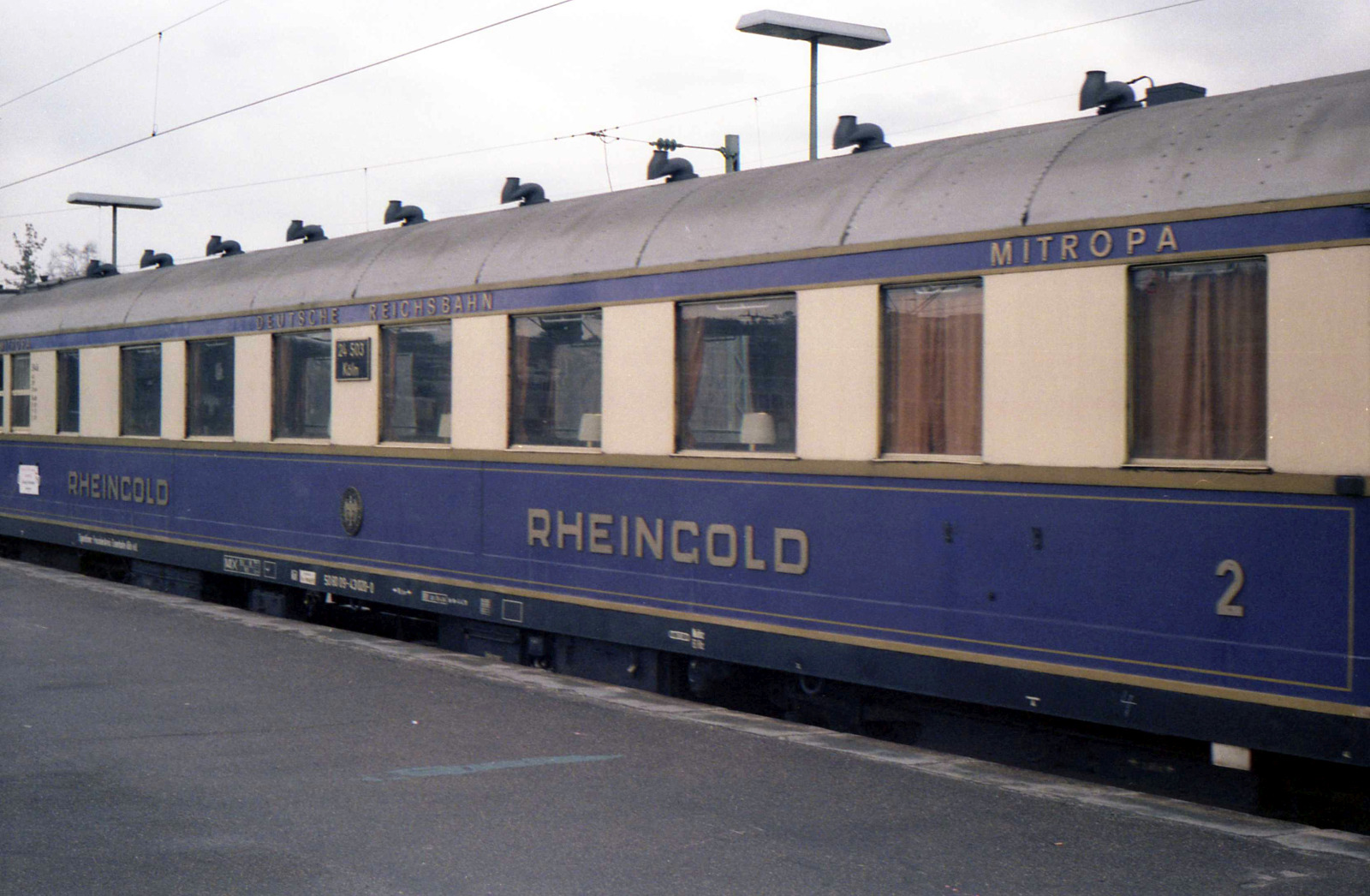 Die DB in Bildern 1966-1991: Rheingold 28, TEE Blauer Enzian, TEE Rheingold