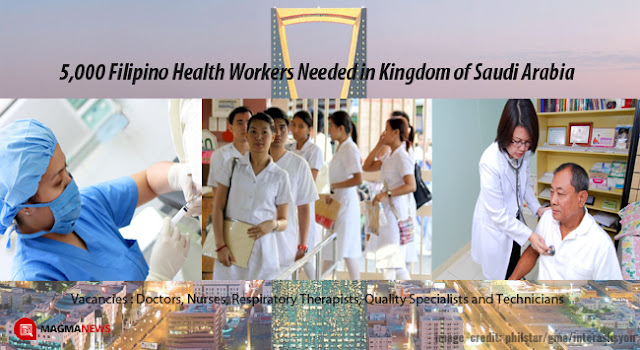 5,000 Filipino Doctors, Nurses and Therapists Needed in Saudi - Exam ...
