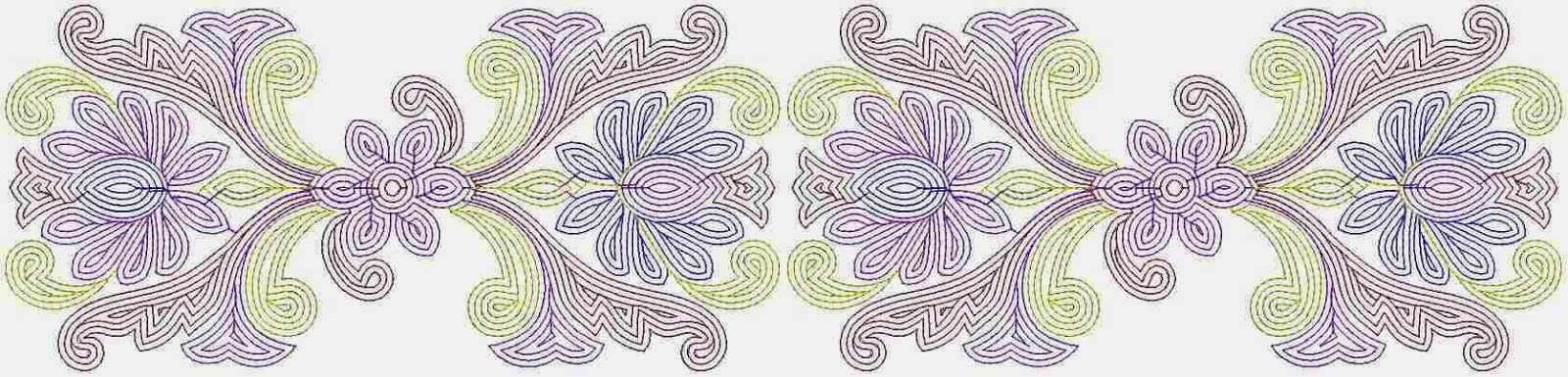 Embdesigntube: Fantastic Cording Embroidered Lace Designs