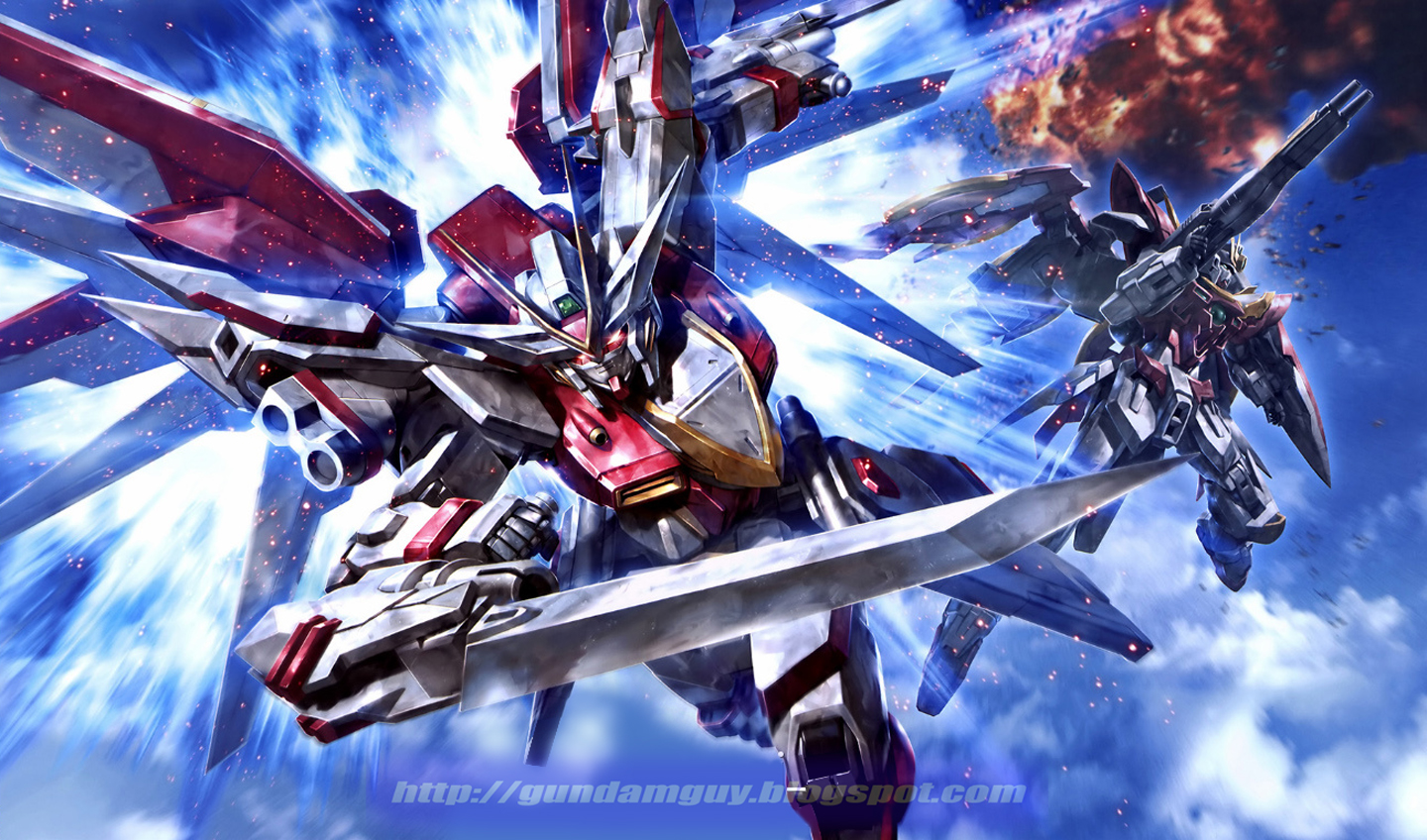 GUNDAM GUY: Freedom Gundam Flame Feder + Wing Gundam Zero Honoo ...