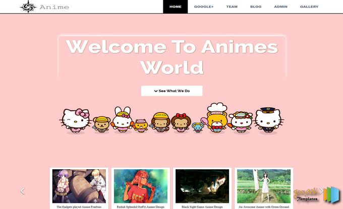 Anime Responsive Blogger Template | Templates