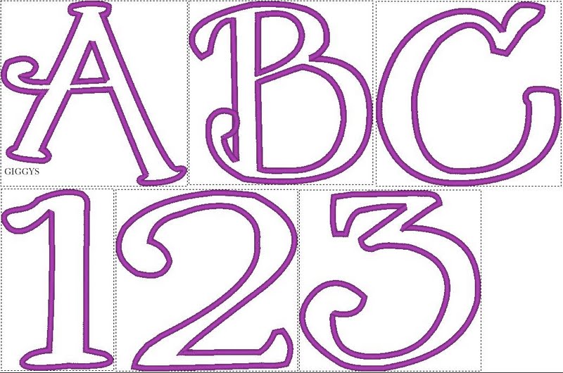 Lacey Kaye Creations: Applique Fonts