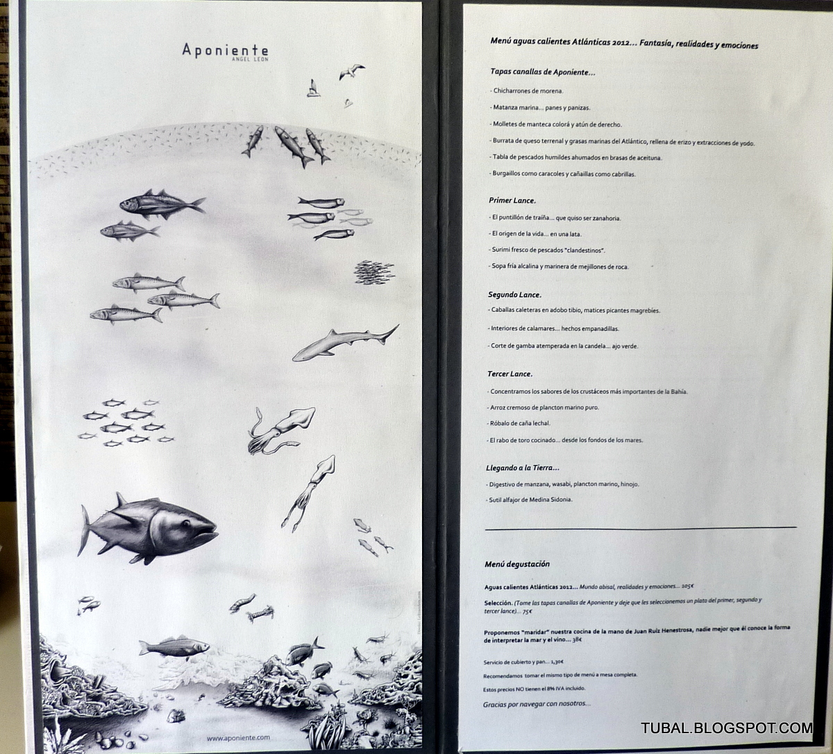 TUBAL: RESTAURANTE APONIENTE. ANGEL LEÓN