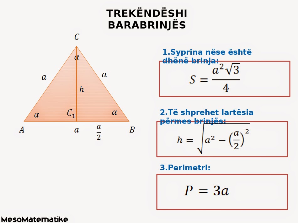 Trekendeshi Barabrinjes (Leksion) ~ Meso Matematike