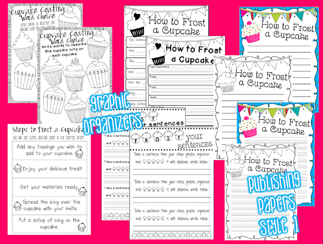 Ginger Snaps: How To Frost a Cupcake Writing Unit Winners