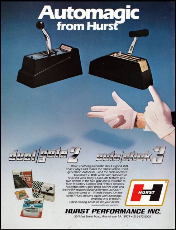 Just A Car Guy: dual gate or auto stick, makes me wonder if any Hurst ...