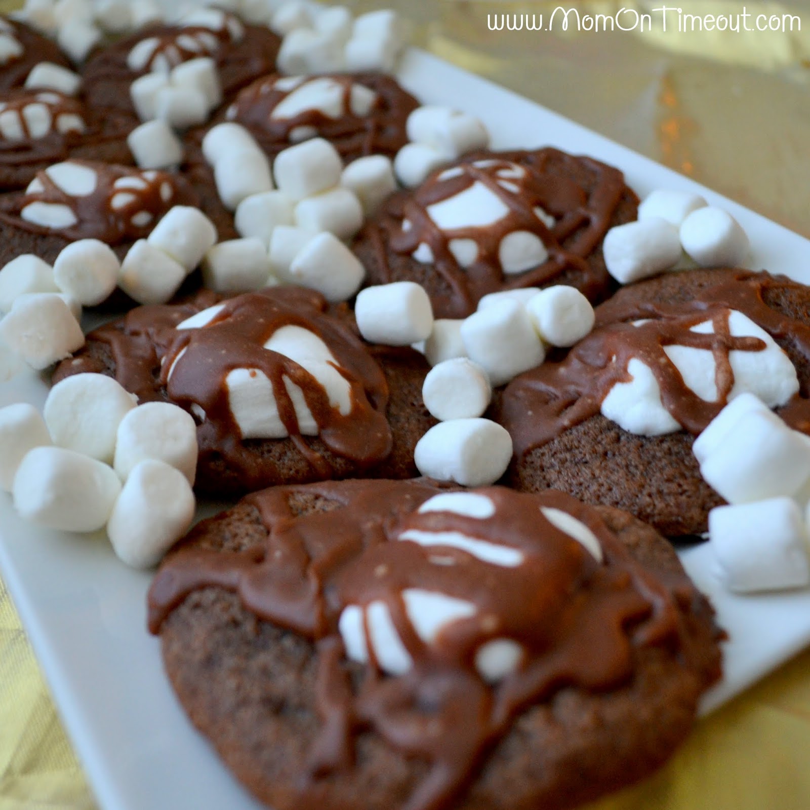 Marshmallow & Chocolate Cookies - Mom On Timeout