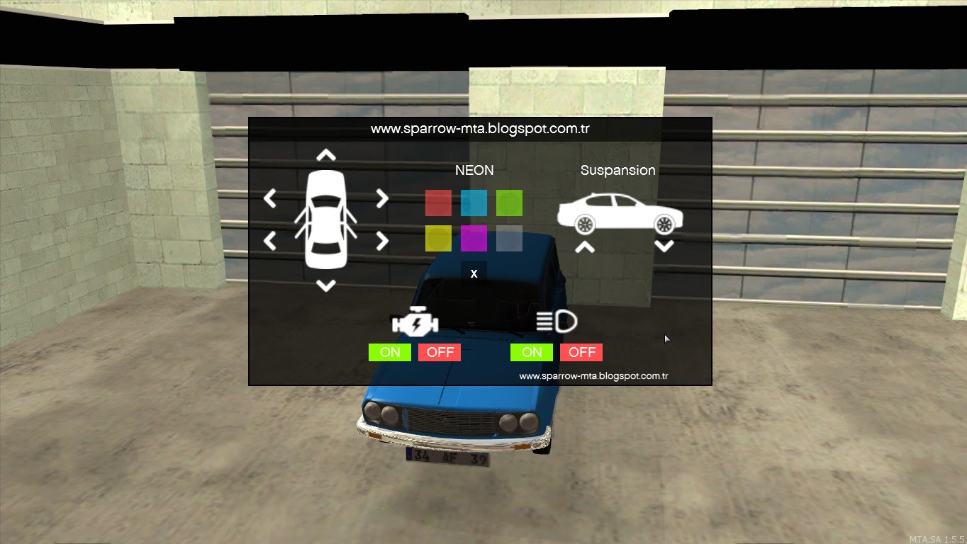 MTA SA Araç Paneli Script