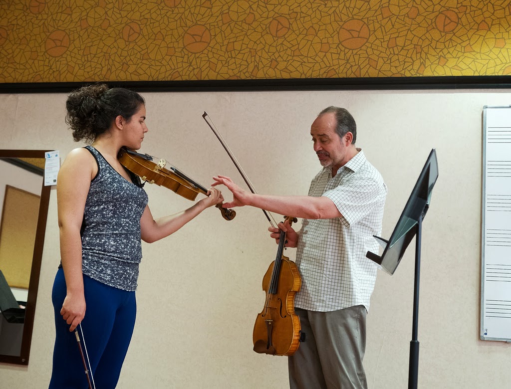 CLASE MAGISTRAL DEL VIOLISTA ALAN KOVACS - Barrios Orquestados