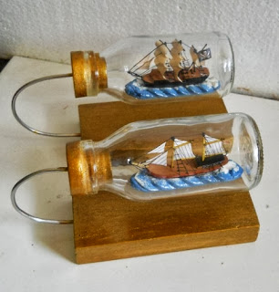Kerajinan Miniatur : Kapal dalam Botol 100 ml