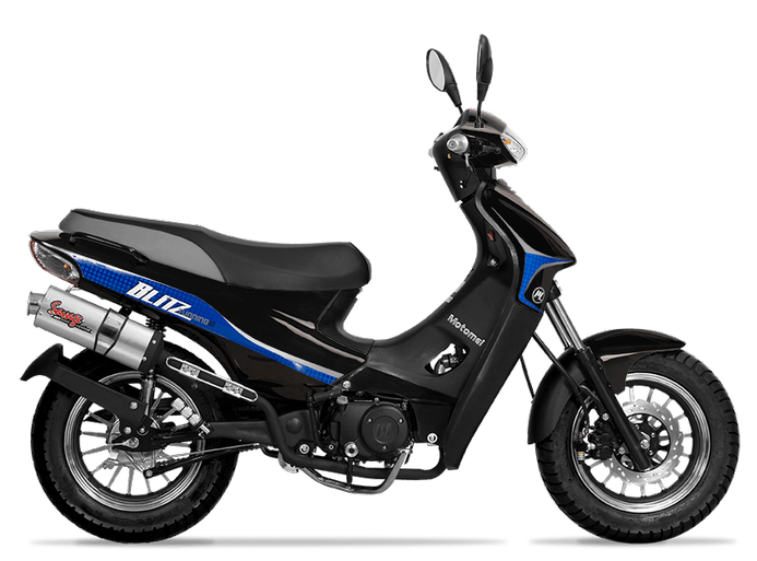 Todo sobre motos: Motomel Blitz Tunning 110 / V8 110