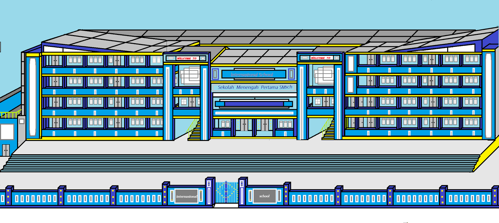 Angga Agustian EXO: RANCANGAN ARSITEKTUR SEKOLAH INTERNASIONAL KARYA ...
