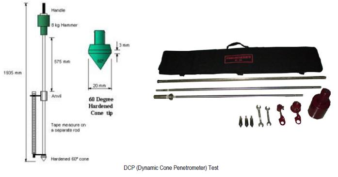 engineering sawit: Dynamic Cone Penetrometer (DCP) / CBR Lapangan