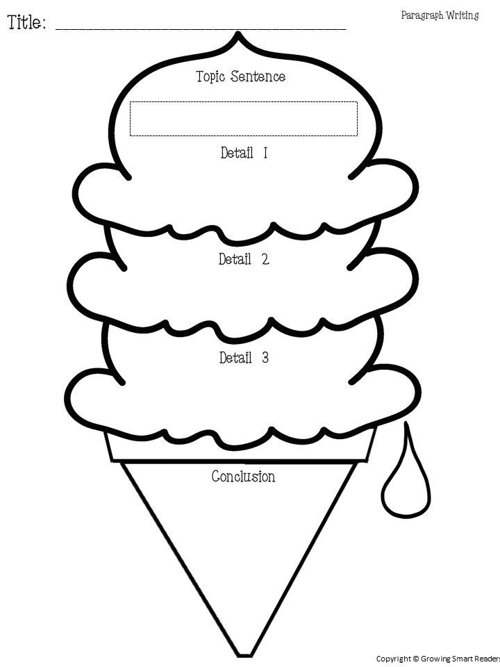 Growing Smart Readers: Ice Cream & Popsicles Writing & Craftivity