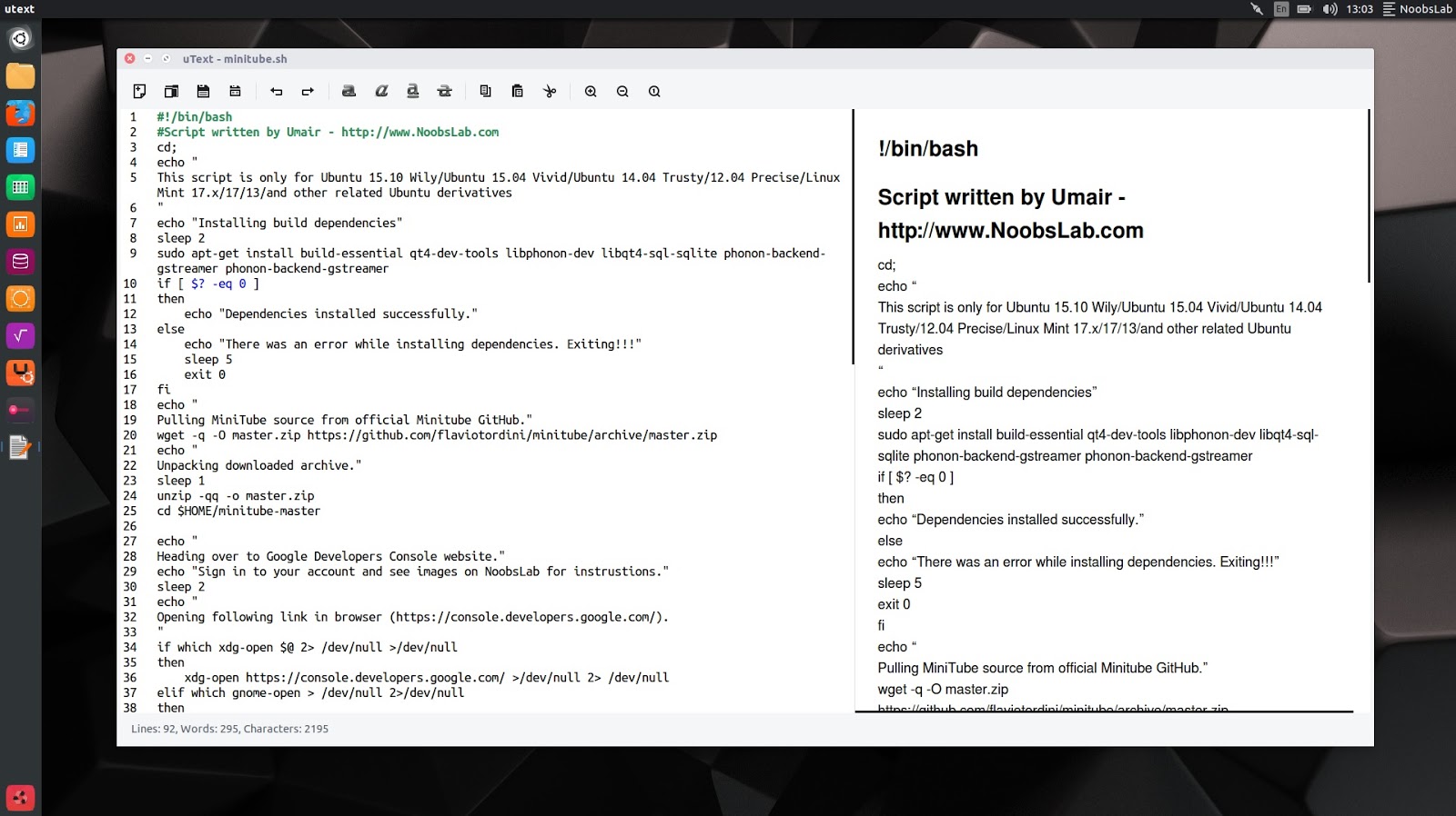 Try uText: A Very Simple Editor for Markdown with Preview, Install in Ubuntu/Linux Mint via PPA ...