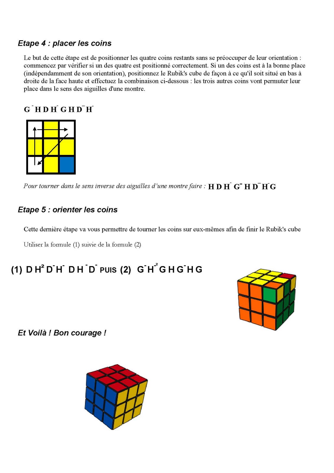 Club de Rubik's Cube: Les méthodes de résolution!
