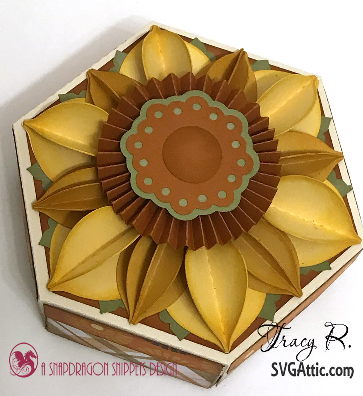 SVG Attic Blog: Sunflower Box with Tracy