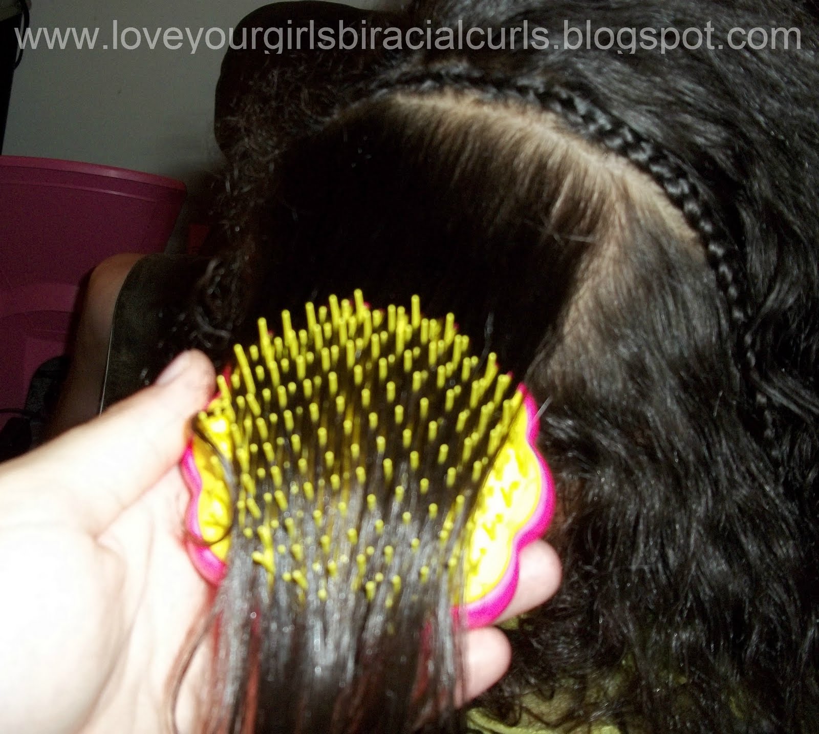 Love Your Girls Biracial Curls: Tangle Teezer Magic Flower Pot Review