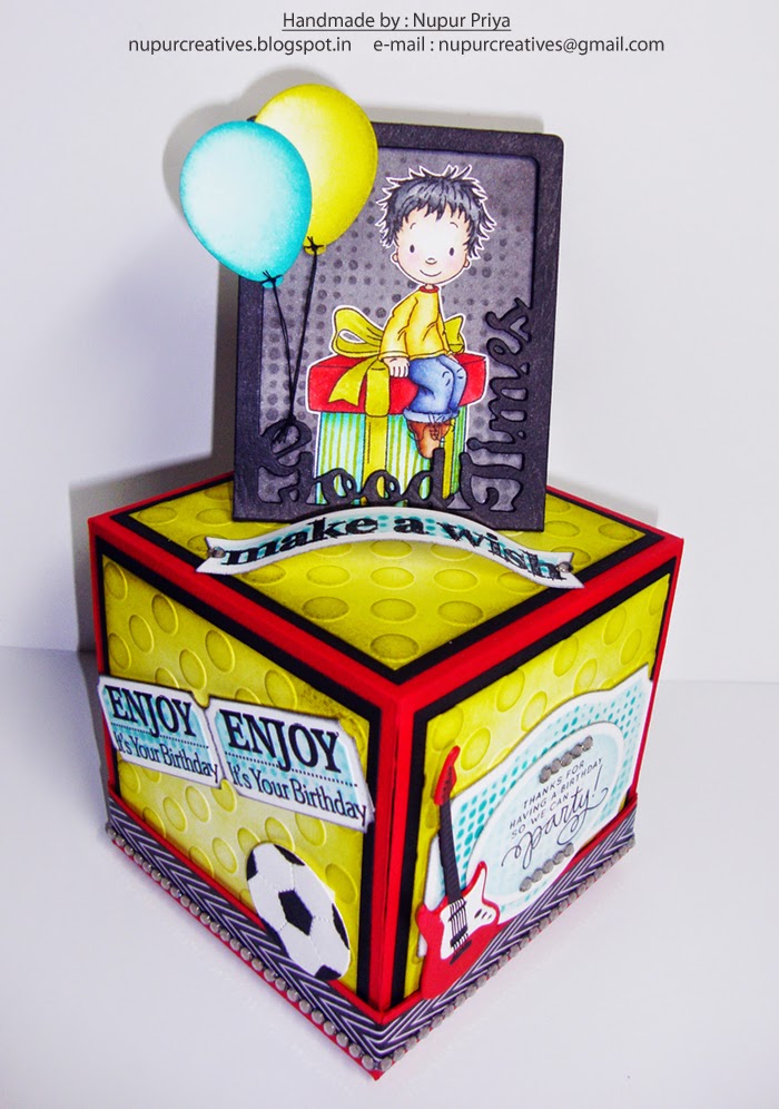 nupur creatives: Birthday Explosion Box