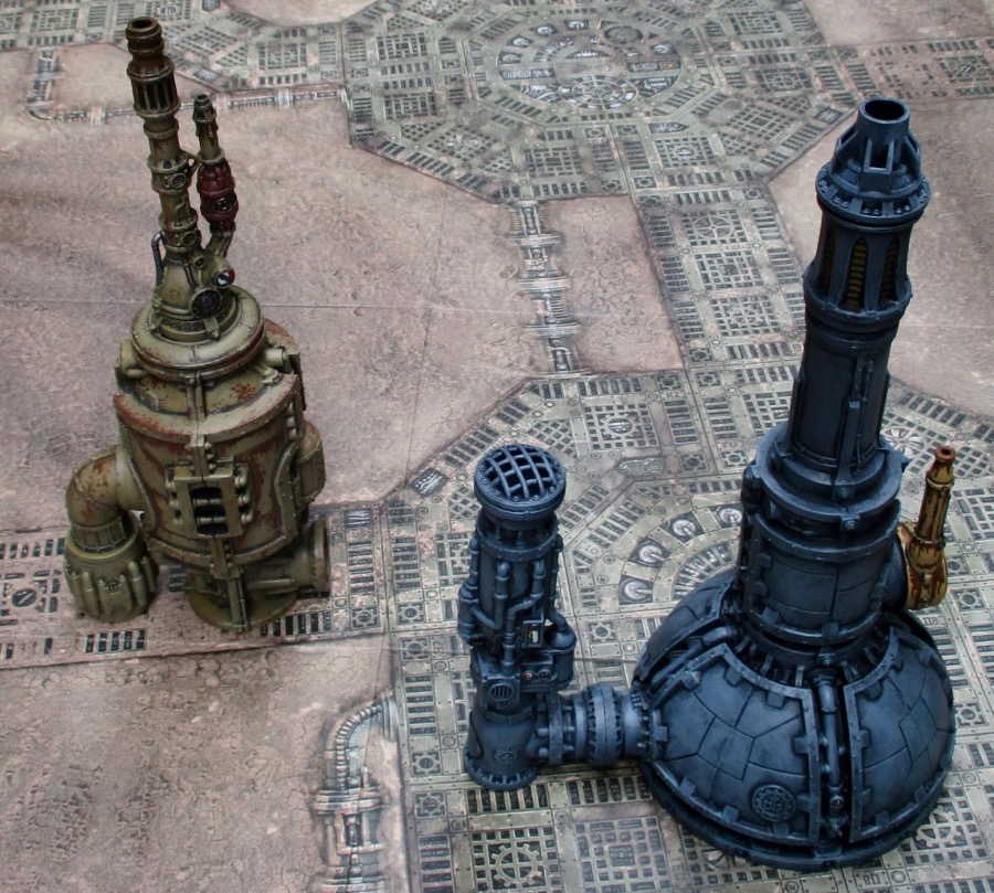 Tim's Miniature Wargaming Blog: Sector Mechanicus/Sector Munitorum Terrain