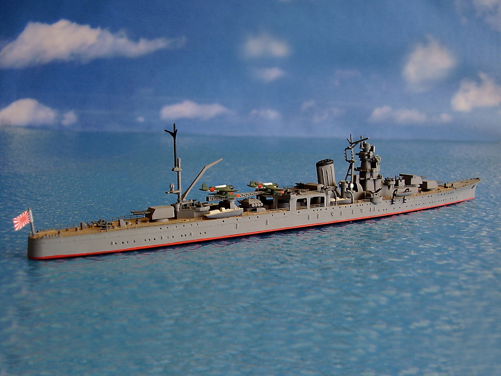 MODELISMO NAVAL DE JOHNNY CHARLIE: Crucero Ligero de Japón "YAHAGI"