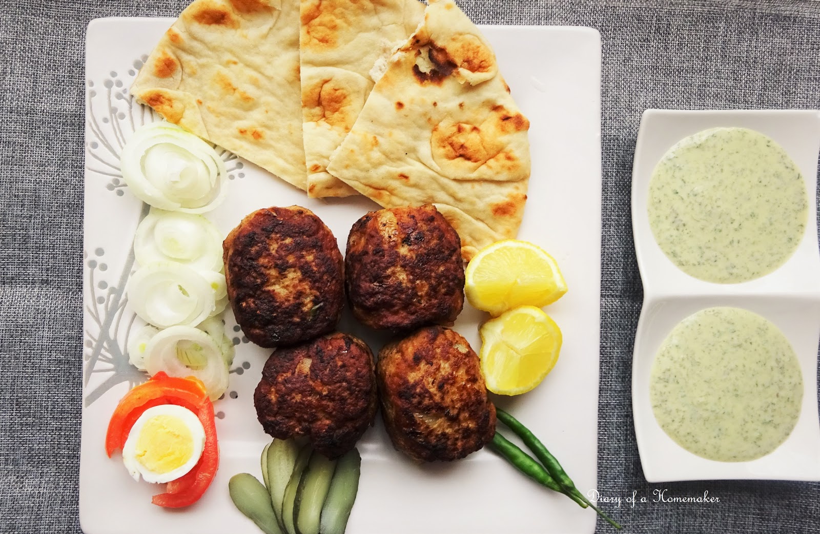 Diary of a Homemaker Delicious Home cooked Recipe Collection: Gola Kebab
