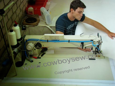 Heavy duty industrial sewing machines: 9518-30 Long arm zigzag sail ...