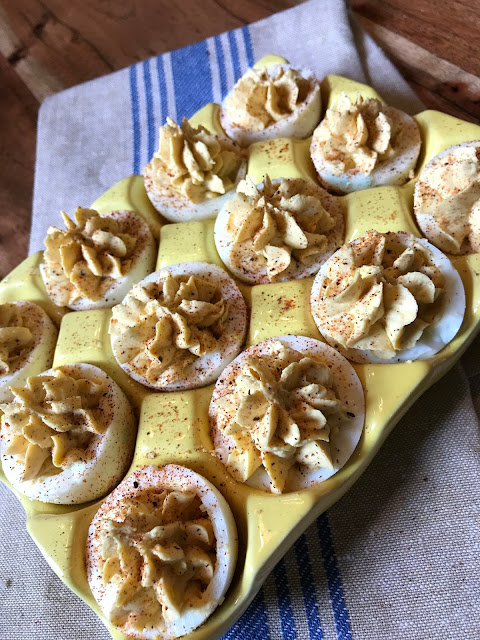 Fuzzy Deviled Eggs – Tidbits and Tutus