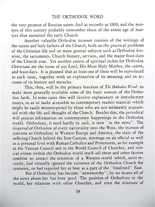 Starting On The Royal Path: Introducing the Orthodox Word Magazine