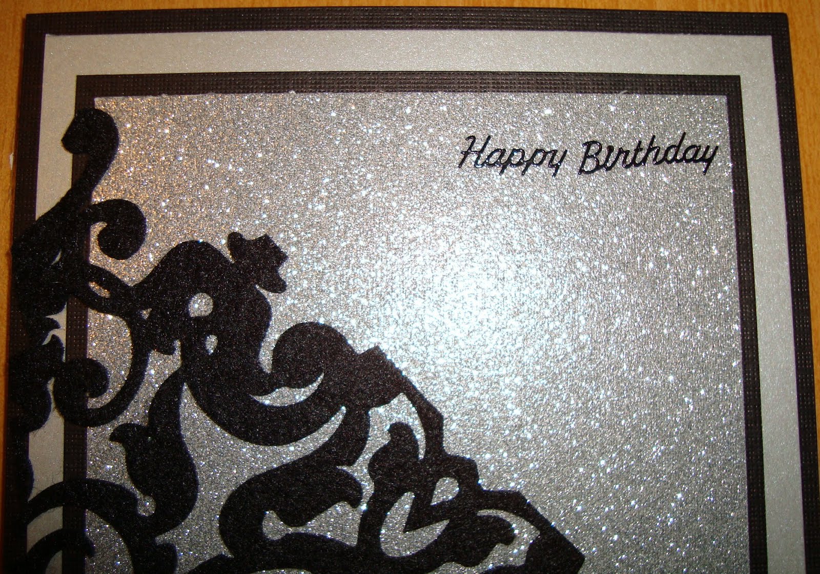 Creations by Laurie: Elegant Birthday Card