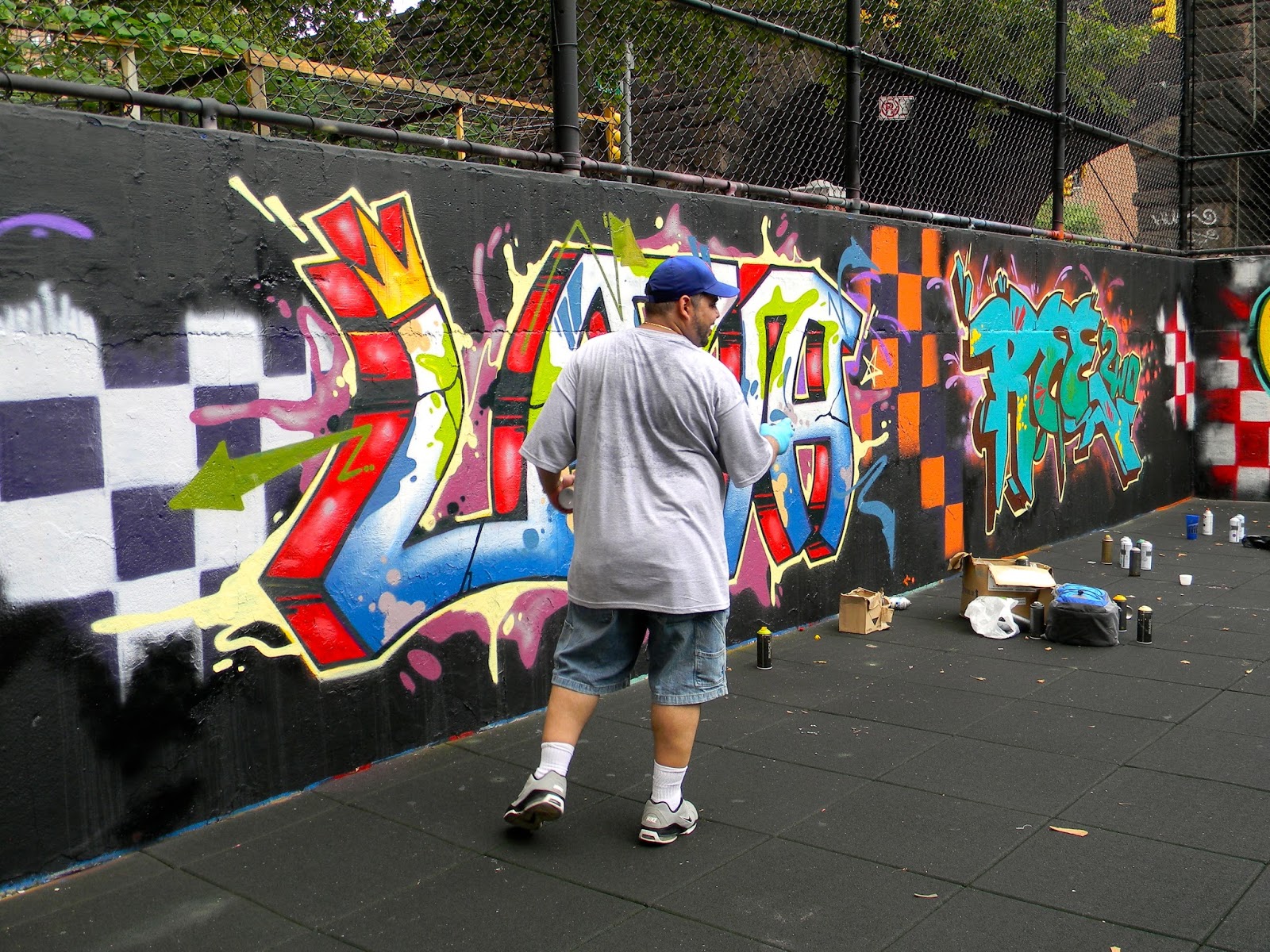 ART & FASHION SALON: Rocking It At The GRAFFITI HALL OF FAME; Wild ...