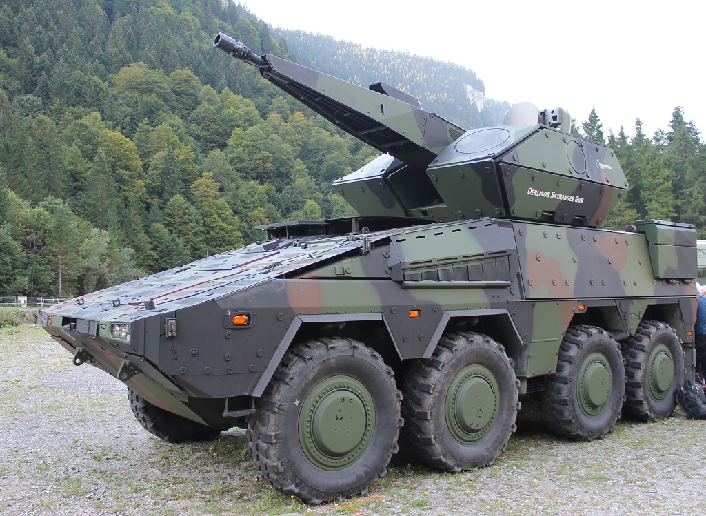 STRATEGIE & TECHNIK: Rheinmetall Oerlikon Skyranger Boxer im scharfen Schuss