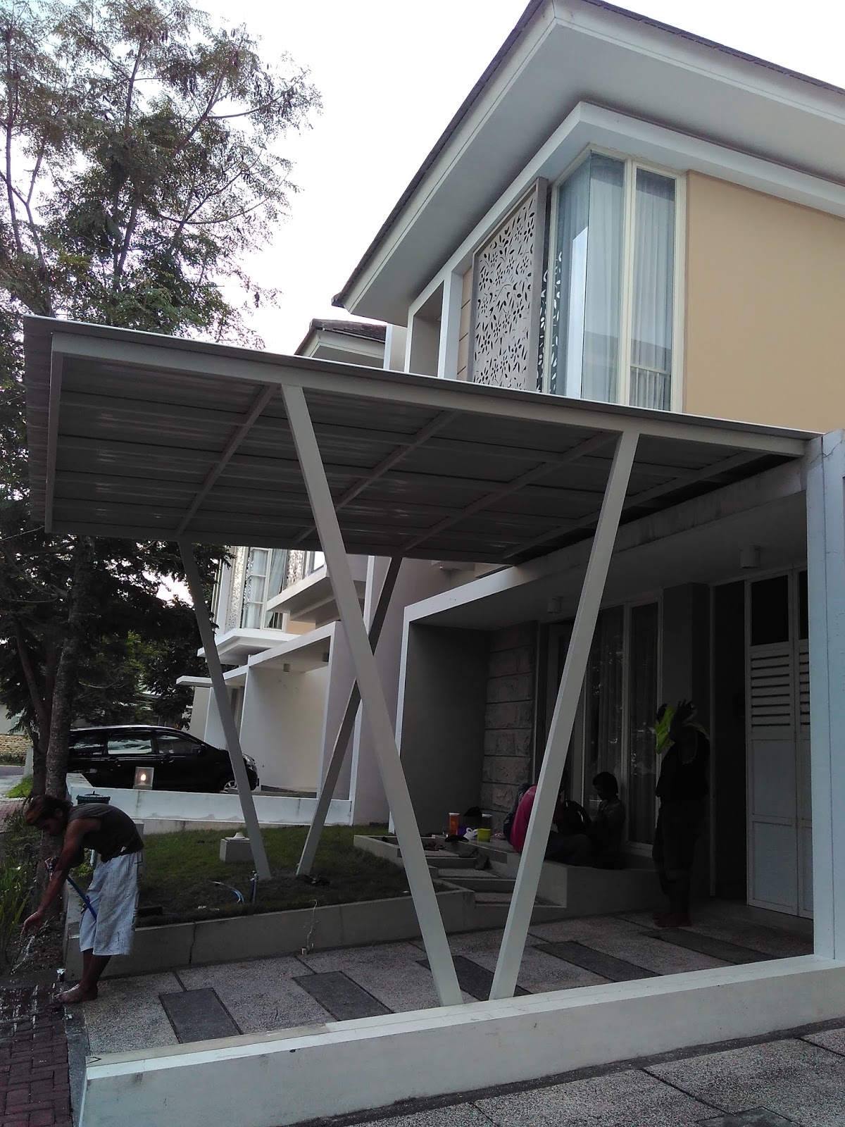 KANOPI MINIMALIS MURAH JOGJA: KANOPI MINIMALIS GALVALUM