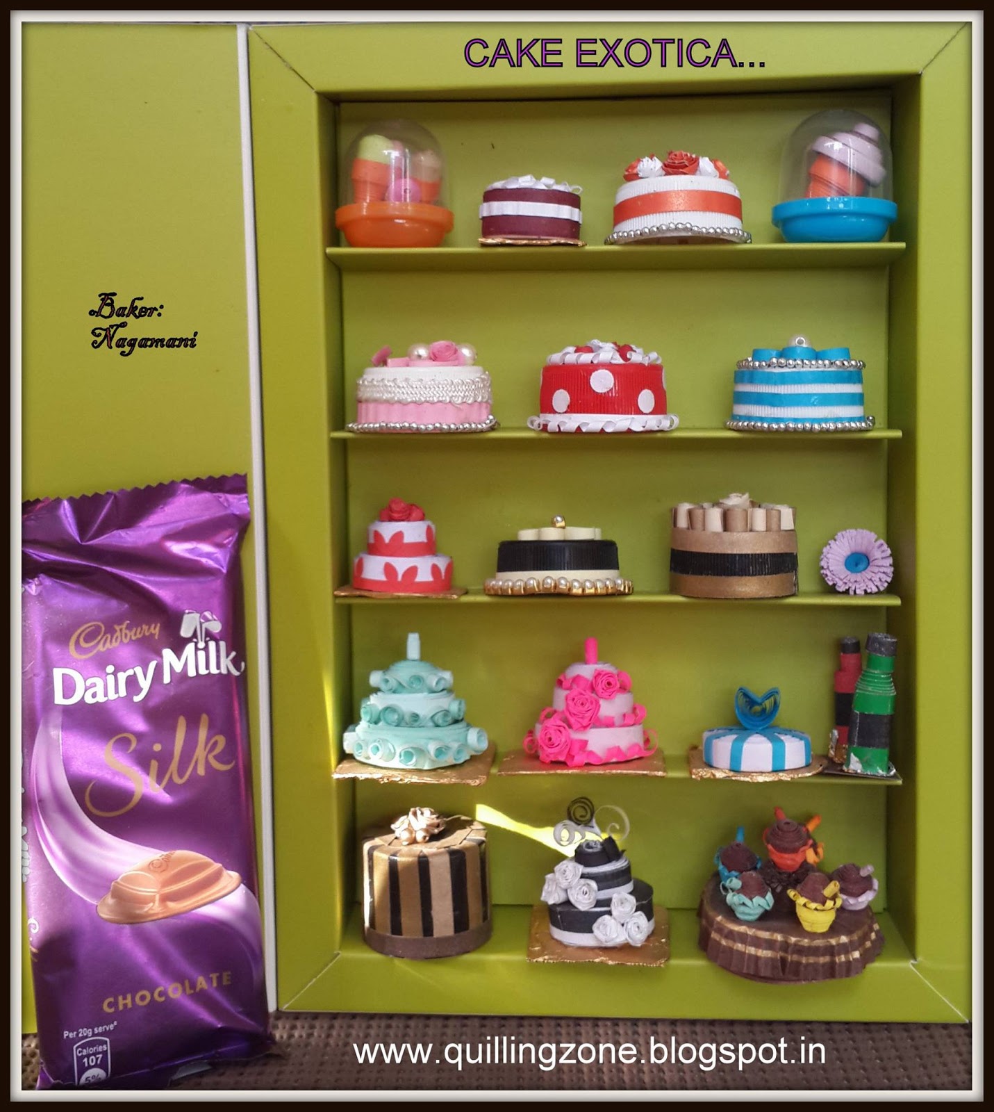 My Quilling Zone: Miniature bakery