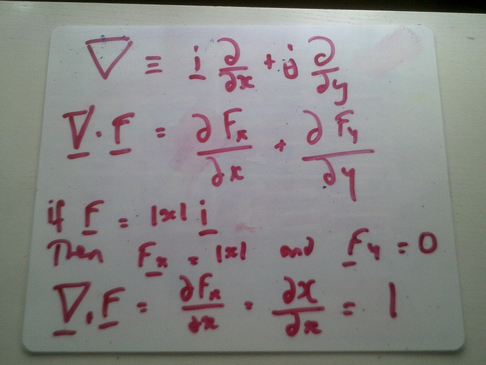 wigton physics: Vector calculus: Experimenting with divergence