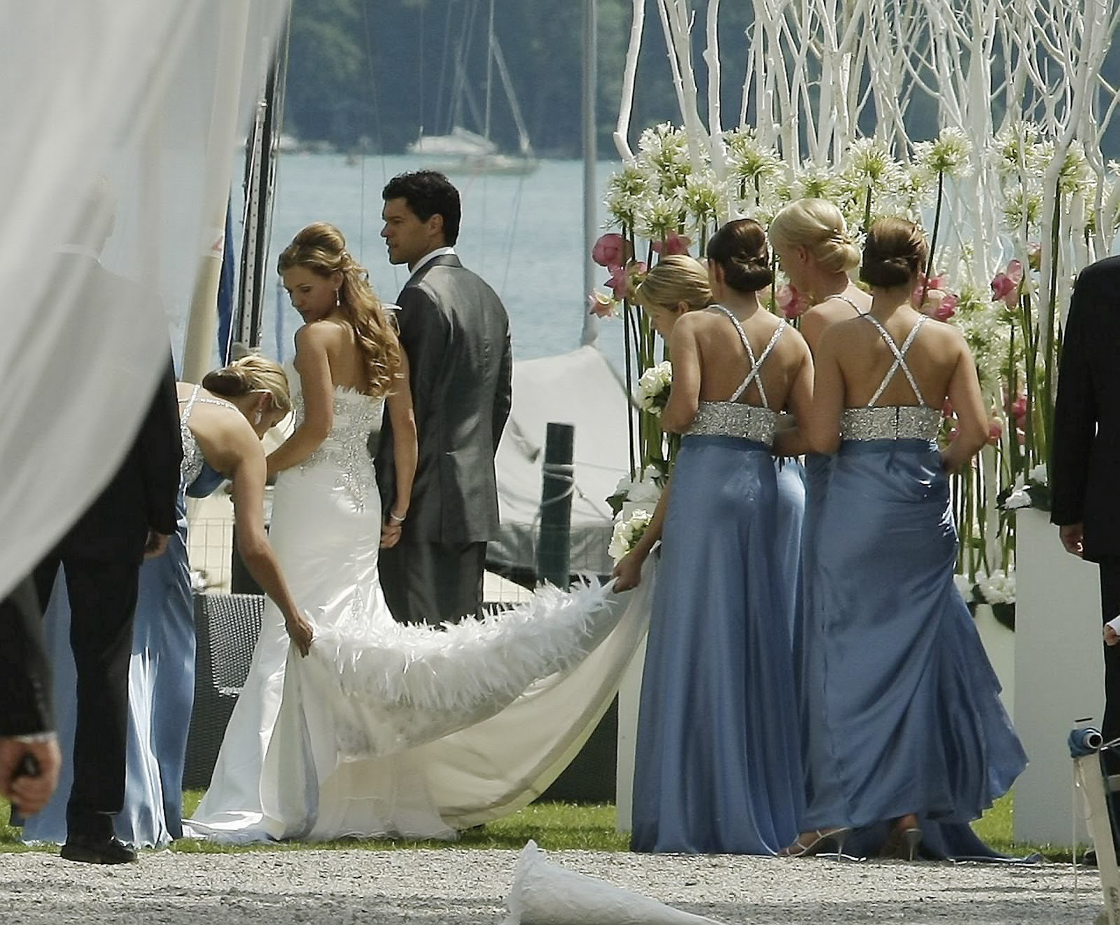 Michael Ballack and Simone Lambe - Red Carpet Wedding