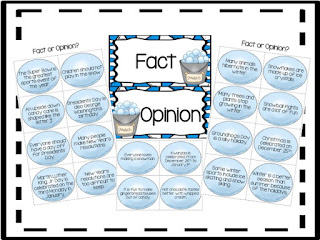 Classroom Freebies Too: Winter Fact and Opinion
