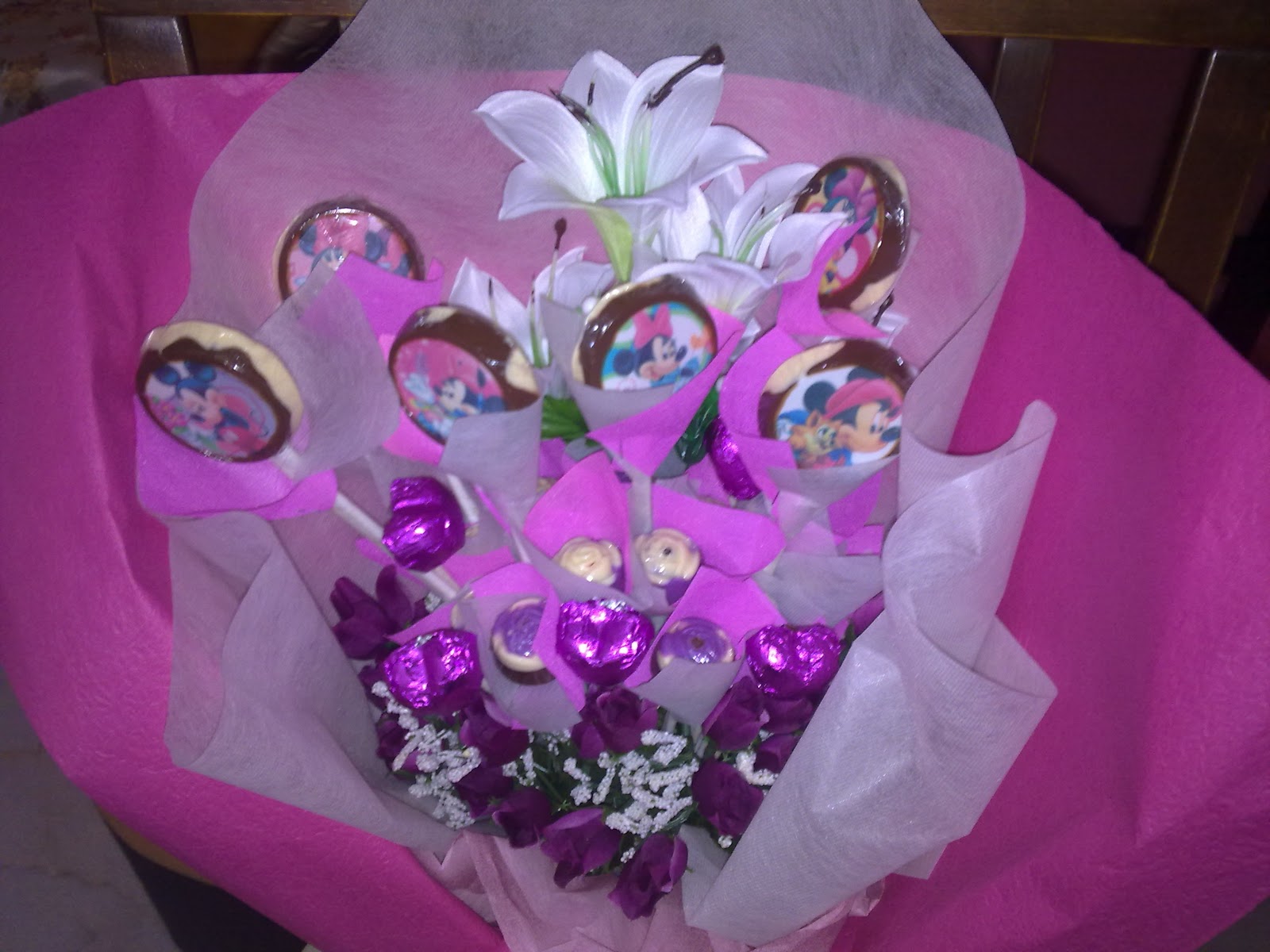 Am@r ChoCoLatioS Homemade Chocolate: JAMBANGAN BUNGA COKLAT UNTUK TERSAYANG