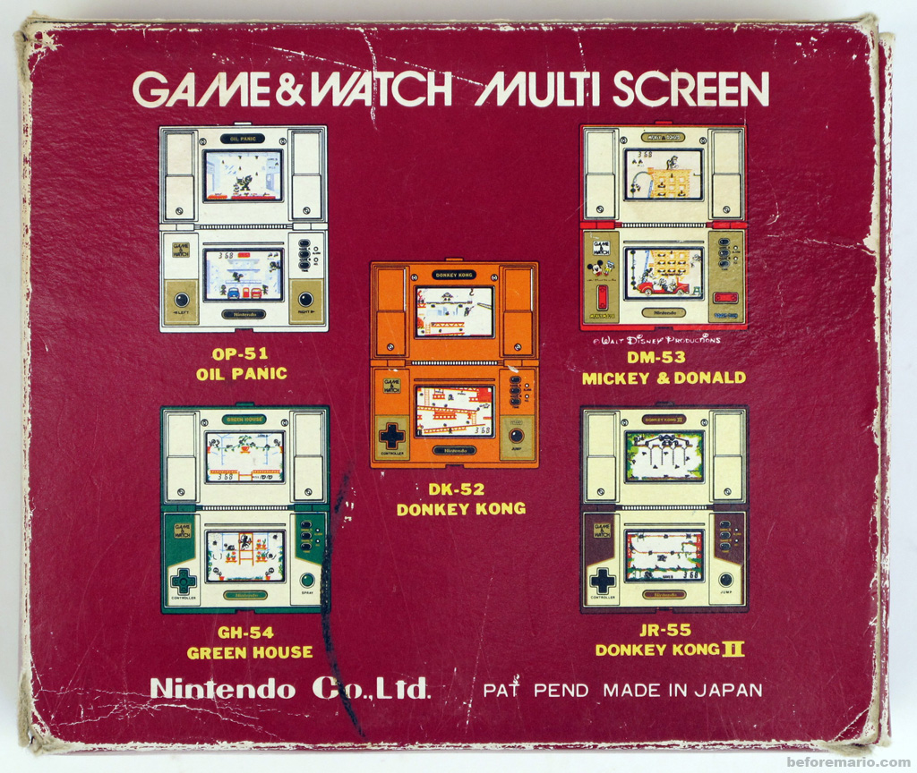 beforemario: Nintendo Game & Watch Multi Screen (ゲーム&ウォッチ マルチスクリーン ...