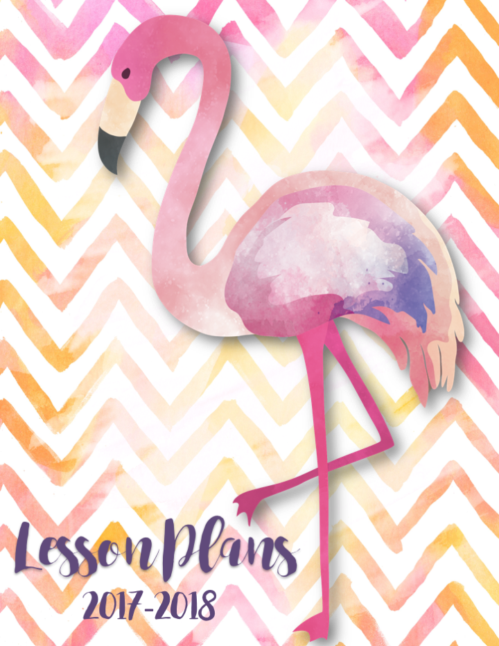 Flamingo Love Lesson Planner - Surfin' Through Second
