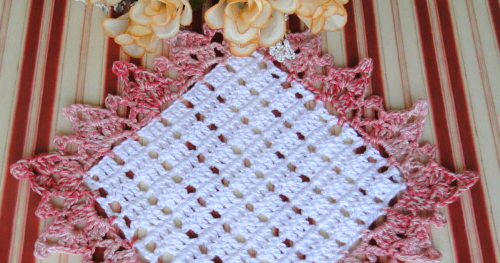 Pink Rose Crochet: Centrinho Porta-Copos Mini Mat Coasters